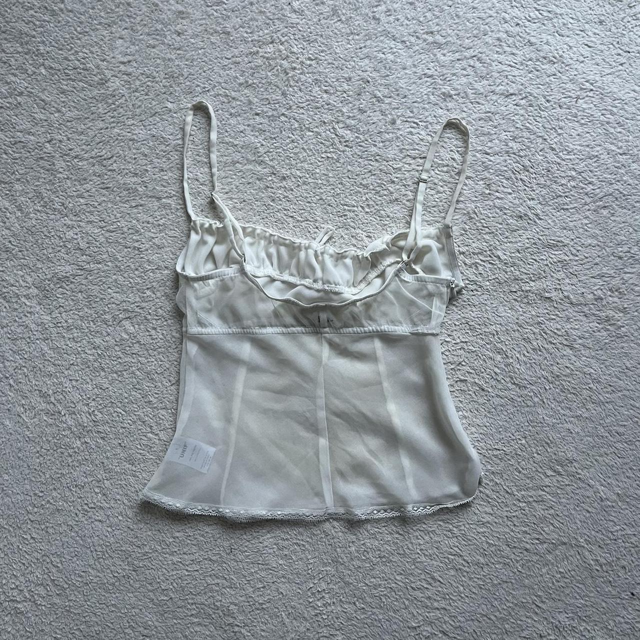Iconic Unif Angel top in white The curtest details... - Depop