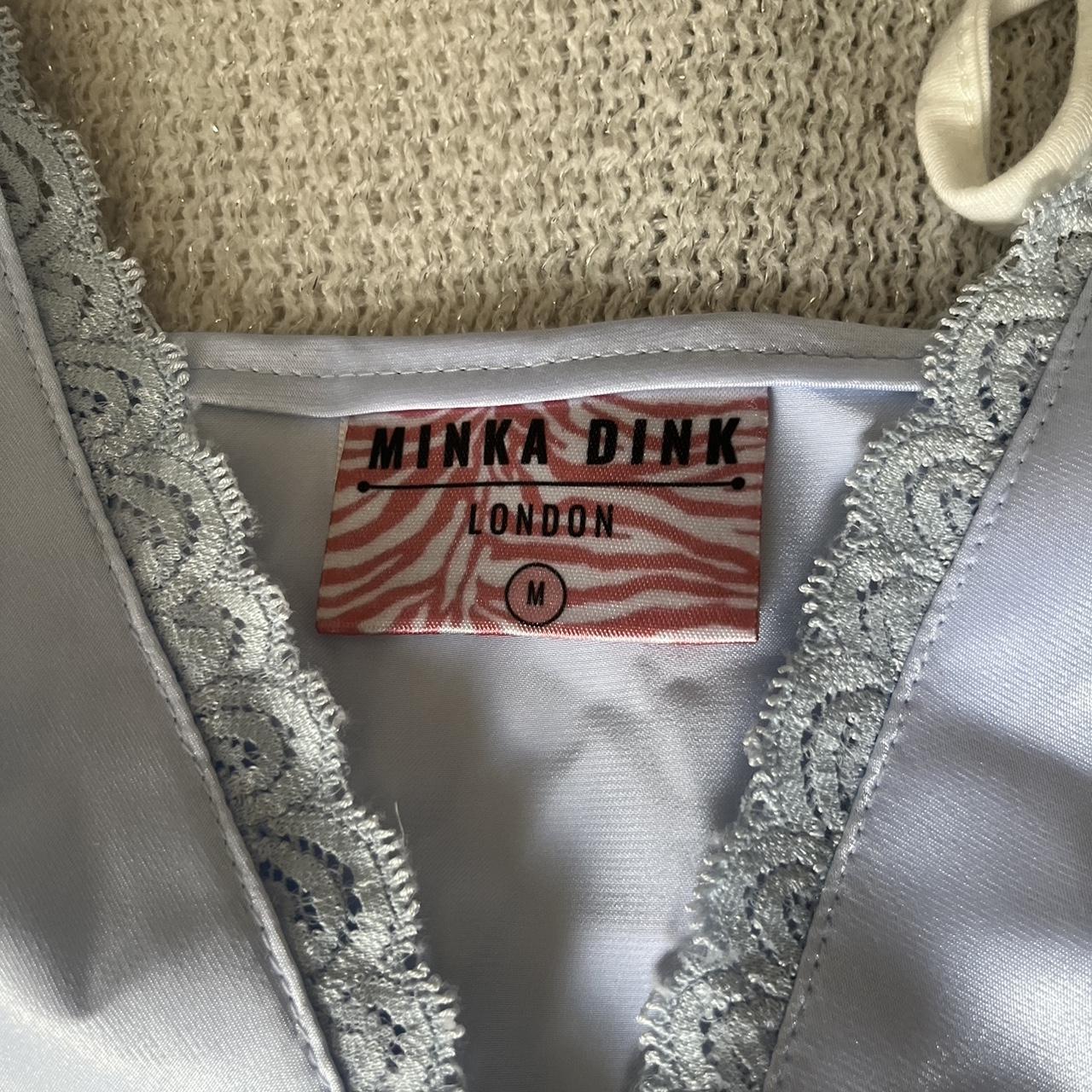 baby blue minka dink tie top size 8/10 they are... | Depop