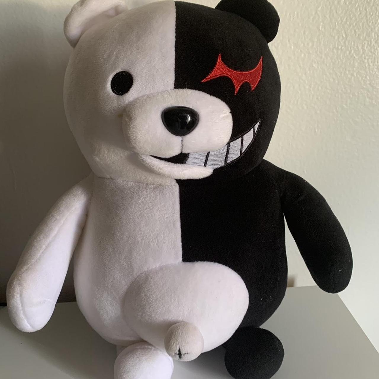 Monokuma danganronpa plush (minor stains just needs... - Depop