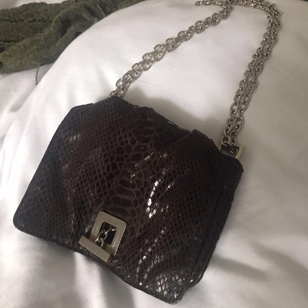 French Connection small faux leather Evening... - Depop