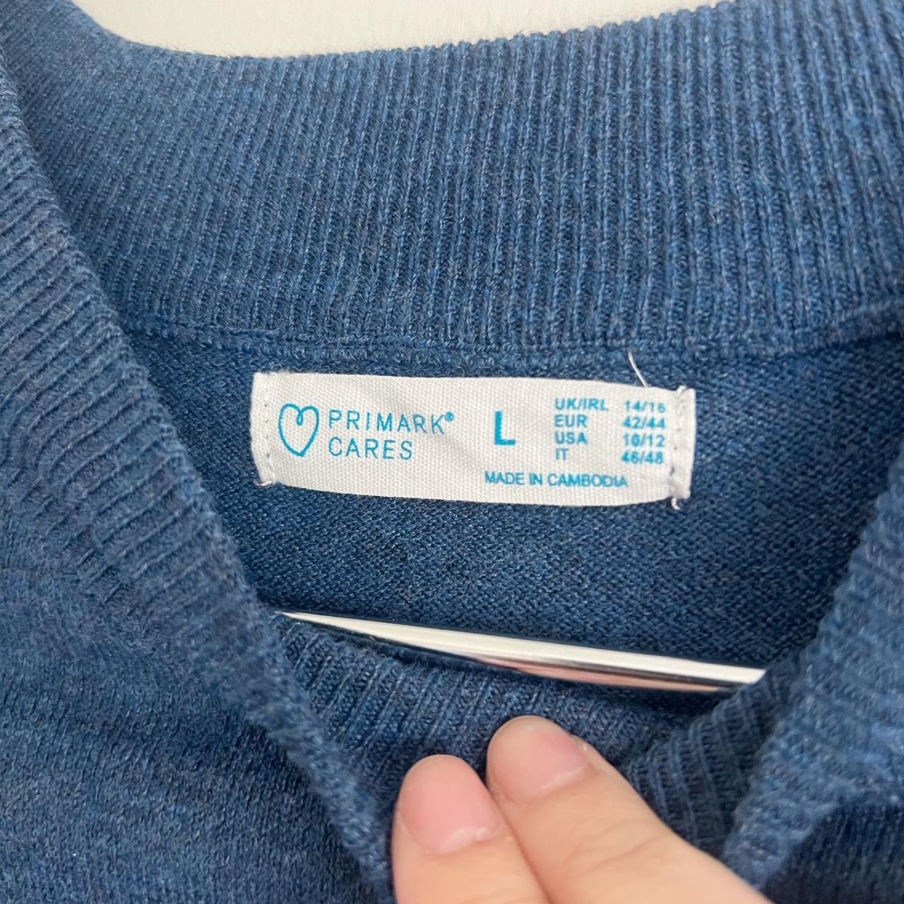 Dark blue long sleeve 💙 ~relaxed fit #primark... - Depop