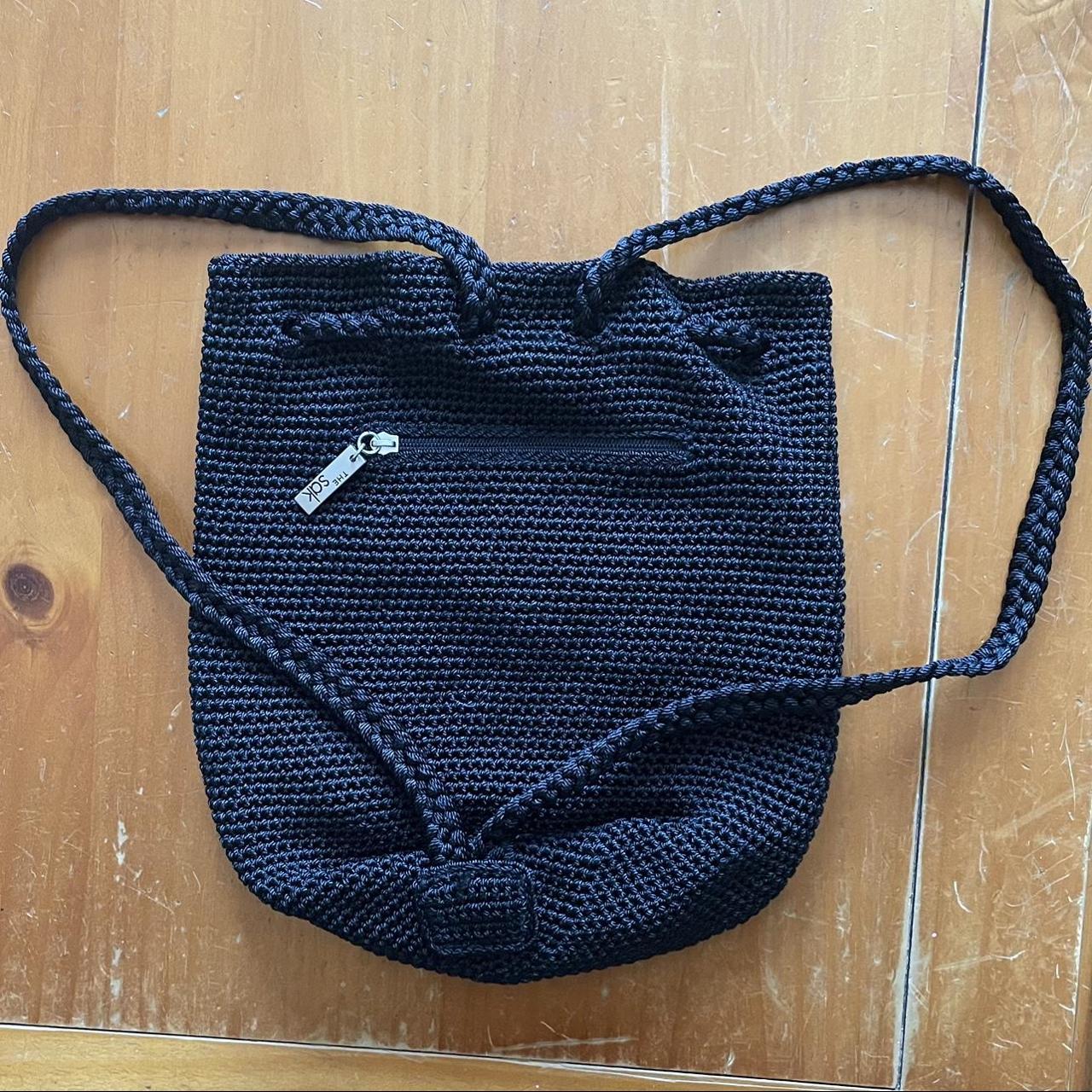 The Sak crochet two strap backpack Has a small... - Depop