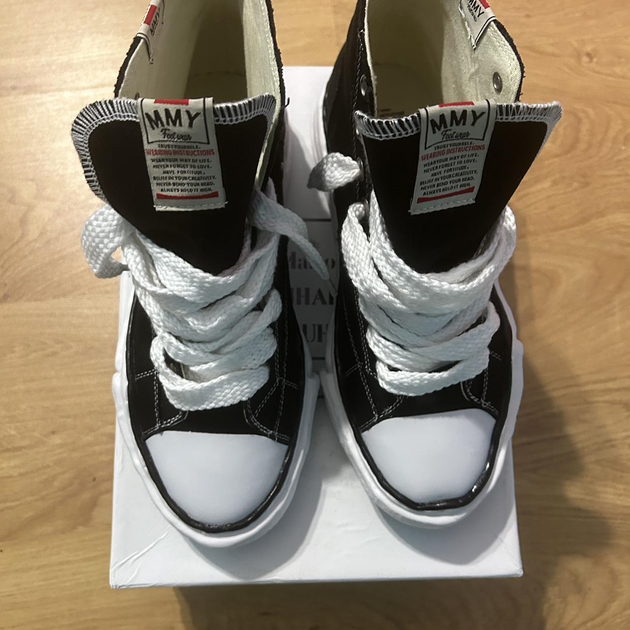 maison mihara yasuhiro High Tops SIZE US 11 worn... - Depop