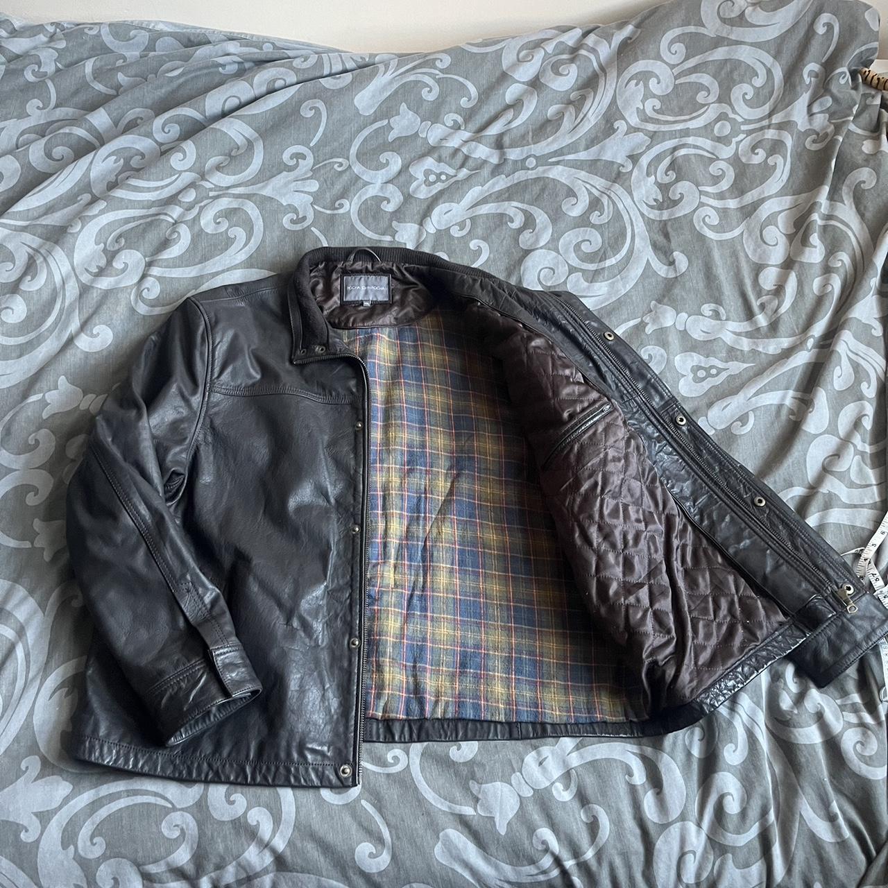 Vintage Rocha John Rocha Leather Jacket Vintage/... - Depop