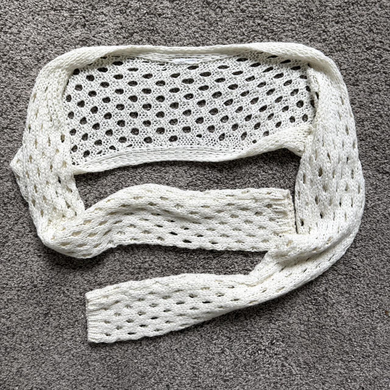 princess polly knitted bikini sweater ultra cropped... | Depop