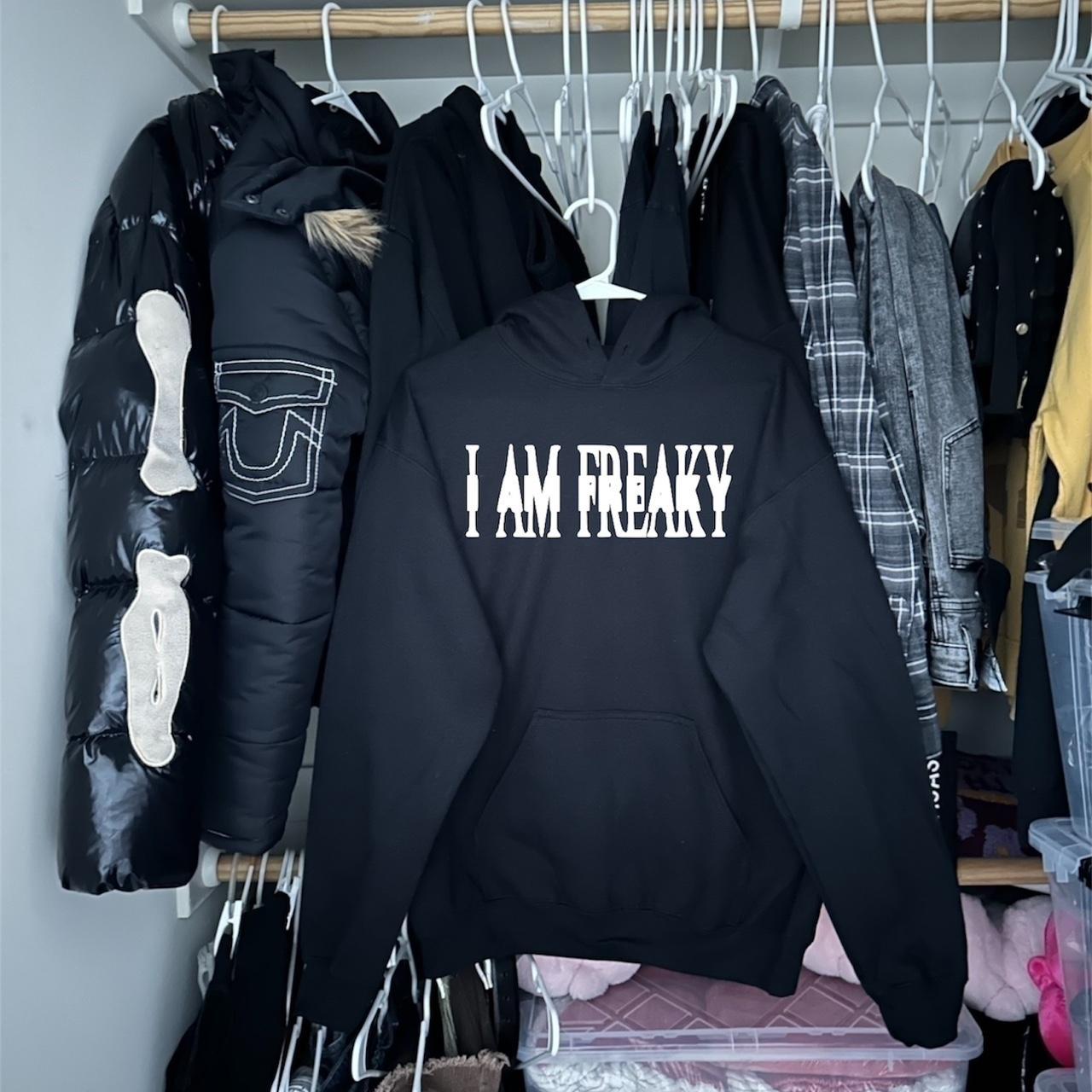 Grunge opium I am freaky graphic hoodie carti I am... | Depop