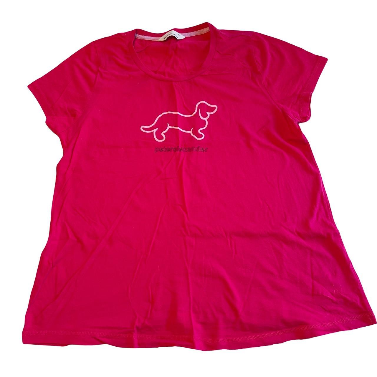 Pink and blue Peter Alexander pyjama tees Price is... | Depop