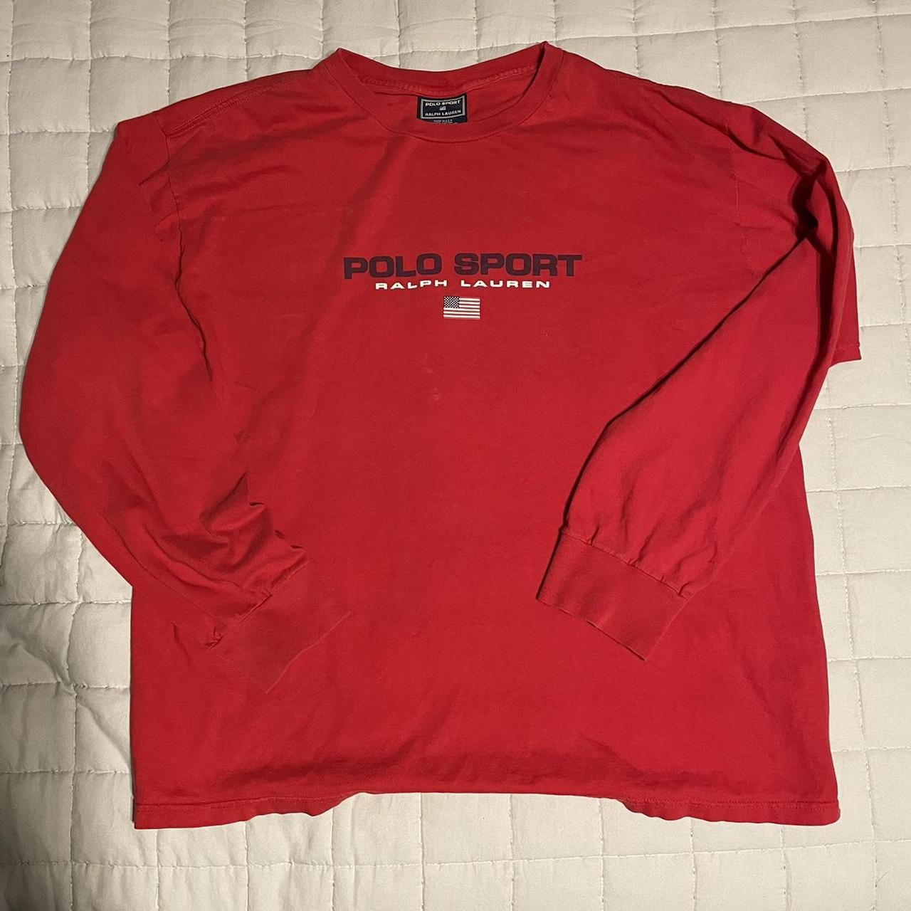 Polo Sport Long Sleeve Large Vintage polo sport,... - Depop