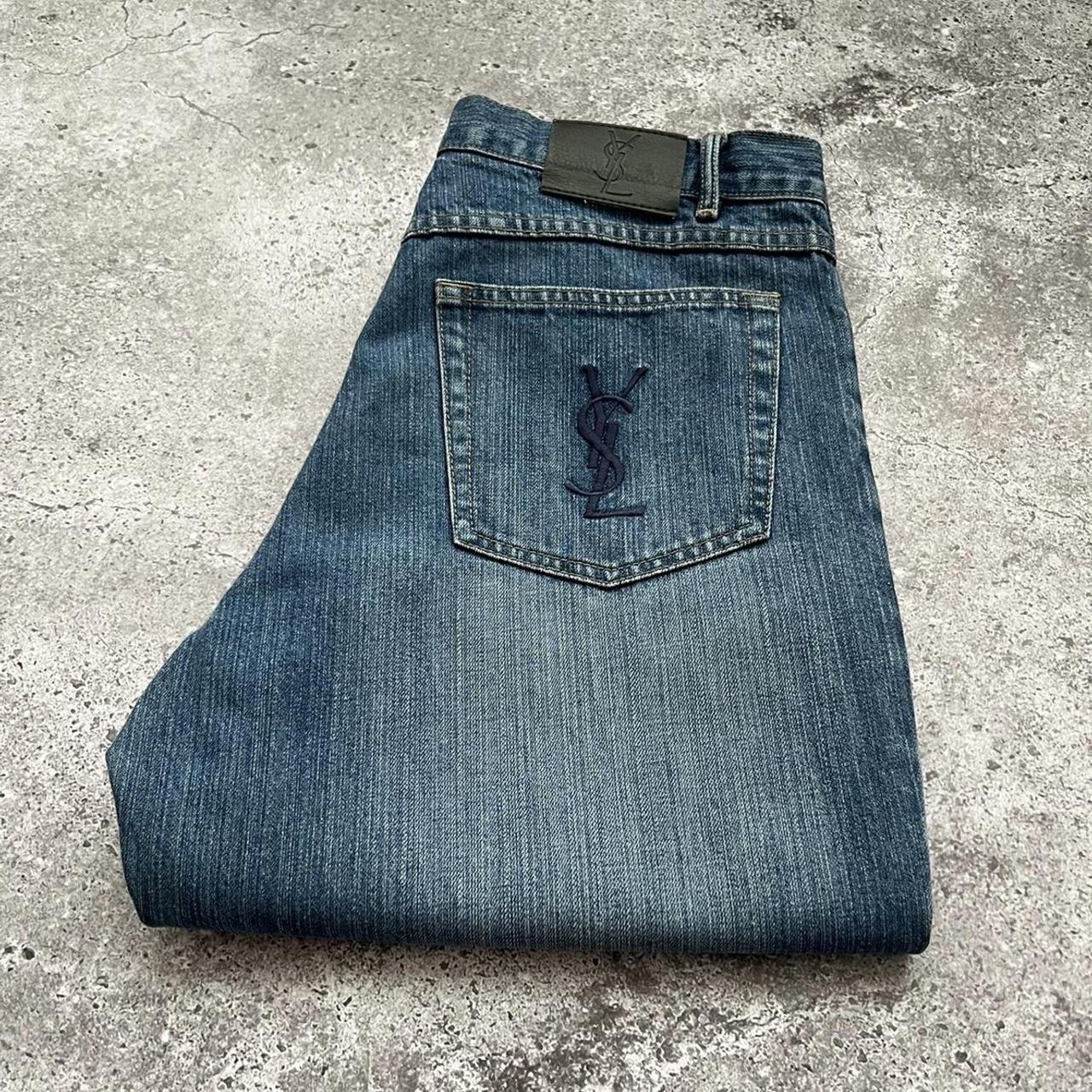 Vintage YSL Jeans Conditions are based on provided... - Depop