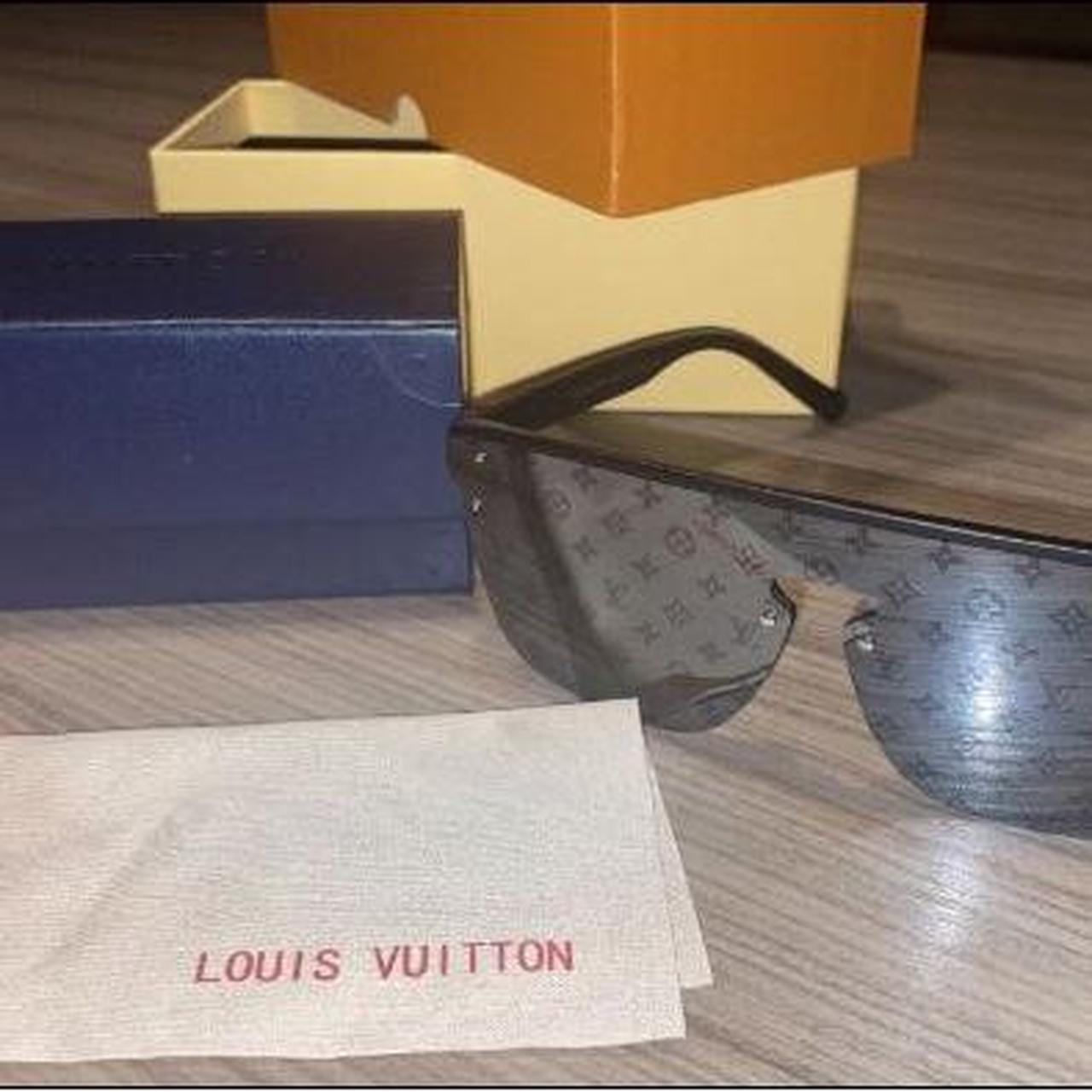 lv glasses, comes with everything shown + lv card - Depop