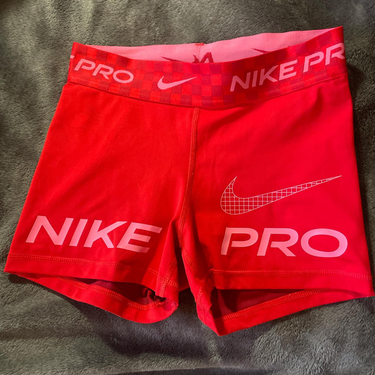 Red Nike Pros - NIKE Fit Sizes S Cut the tag off... | Depop