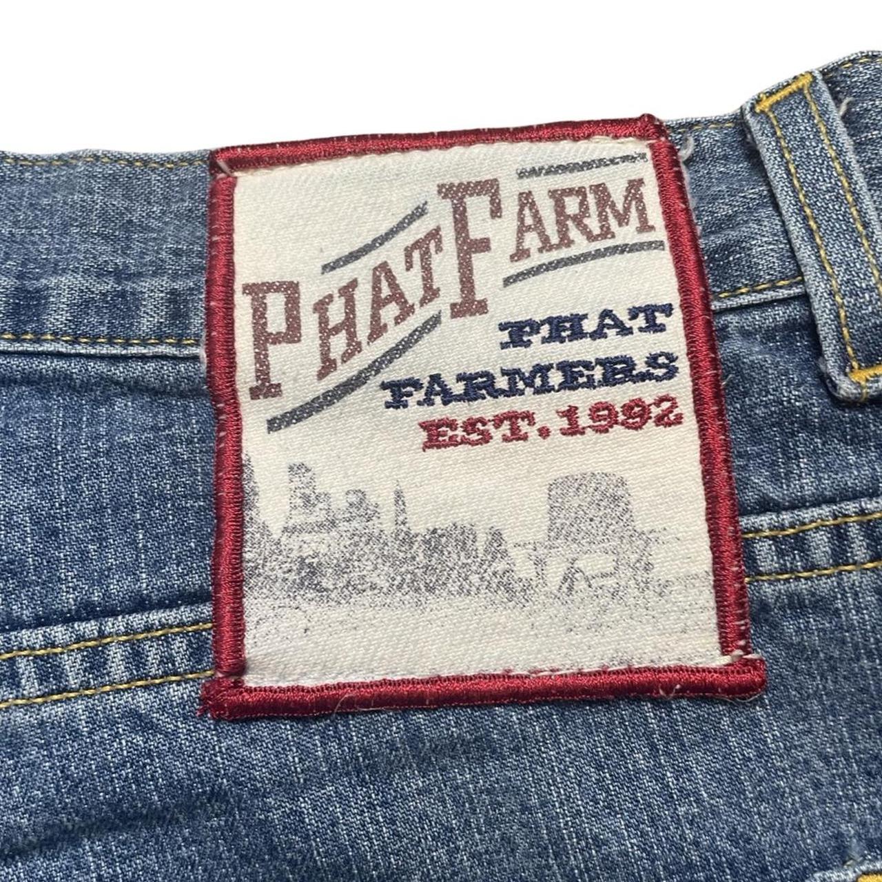Vintage Baggy Phat Farm Jeans Carpenter Y2K Skater... - Depop