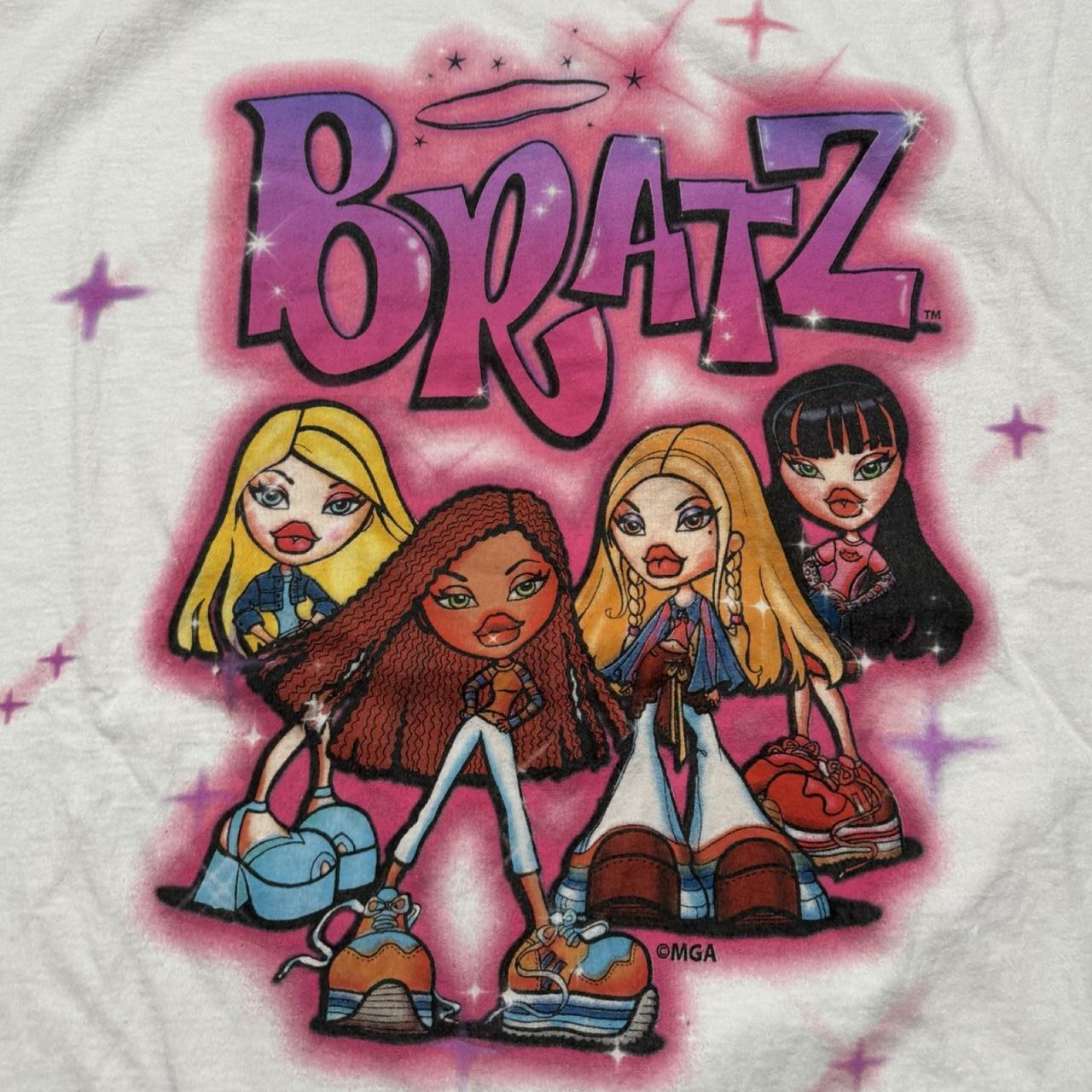 The Bratz Group Pose Graffiti Spray Paint Graphic... - Depop
