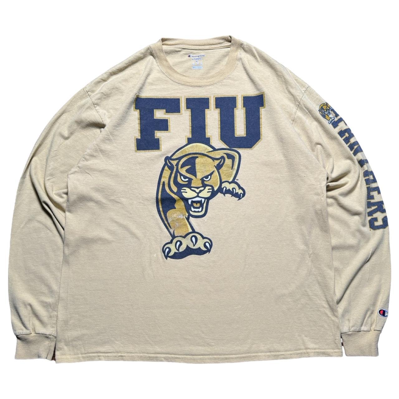 Y2K Champion FIU Panthers Florida Long Sleeve T... - Depop