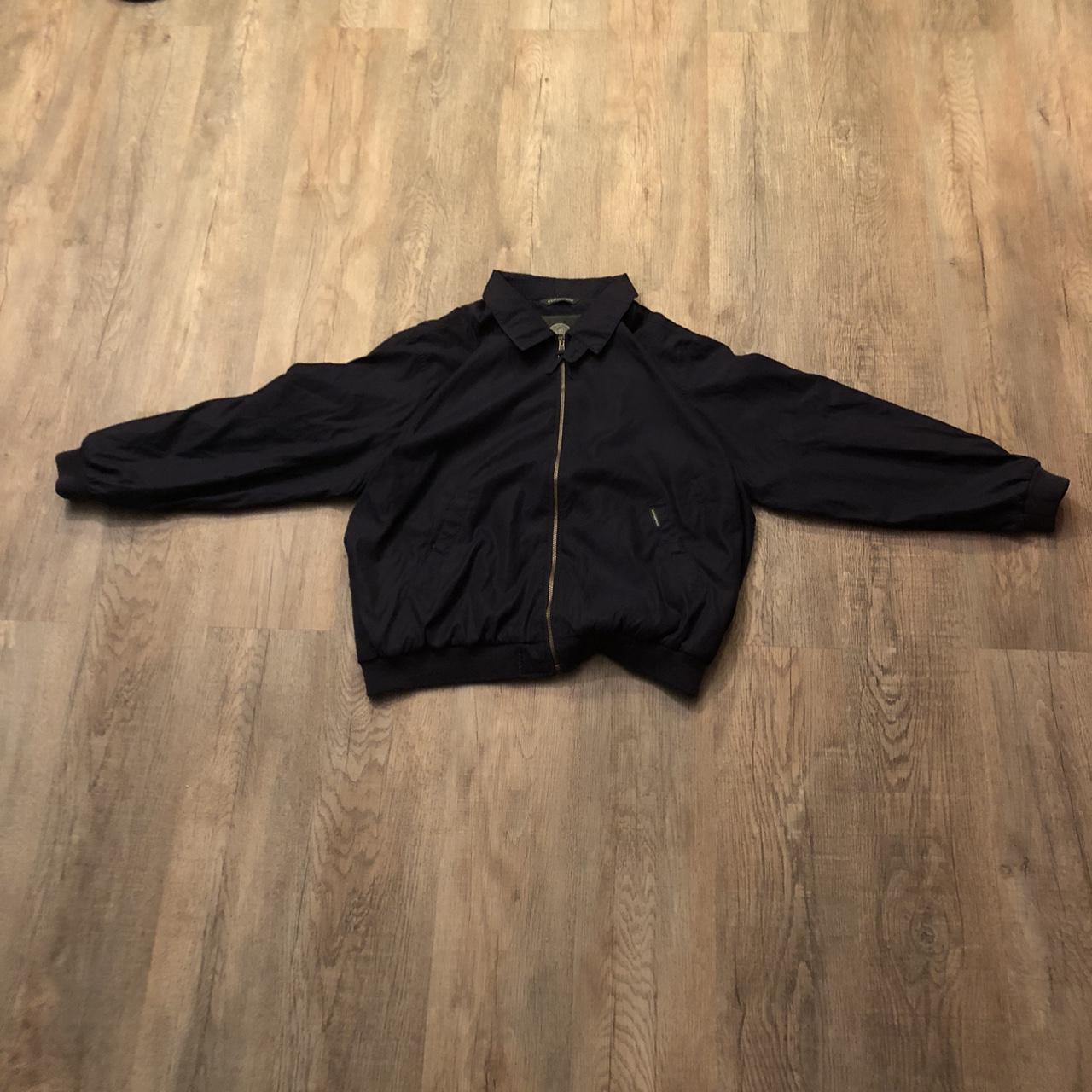 Navy zip up jacket Men’s XL - Depop