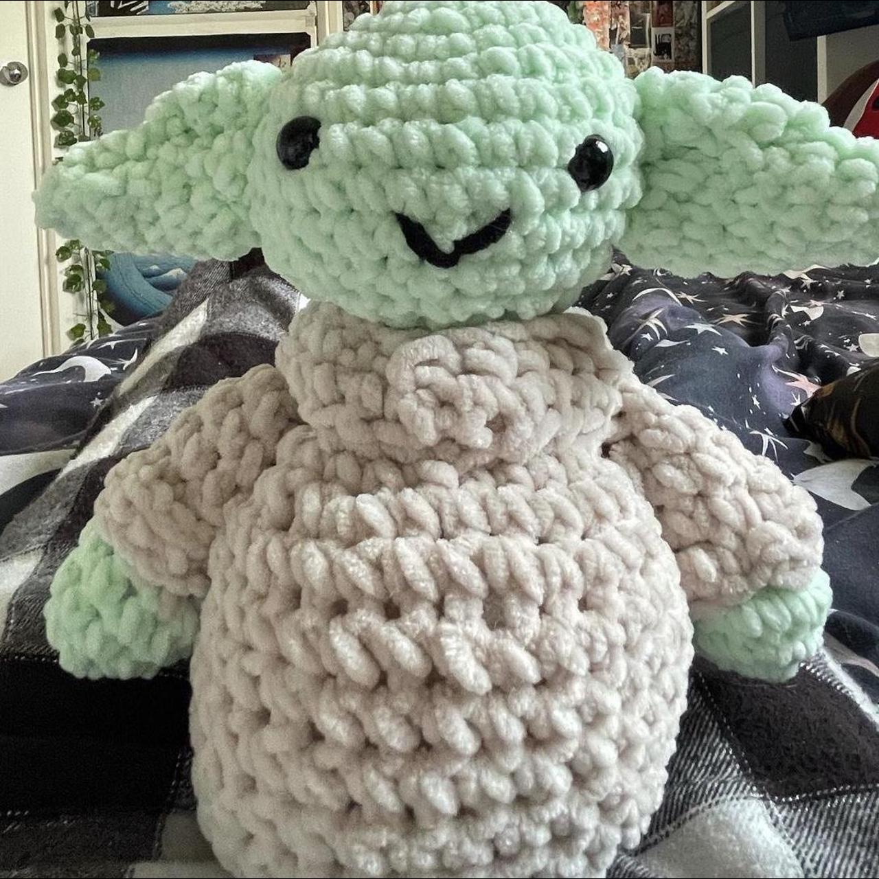 Crochet grogu plush!! Seller pays shipping #grogu... - Depop
