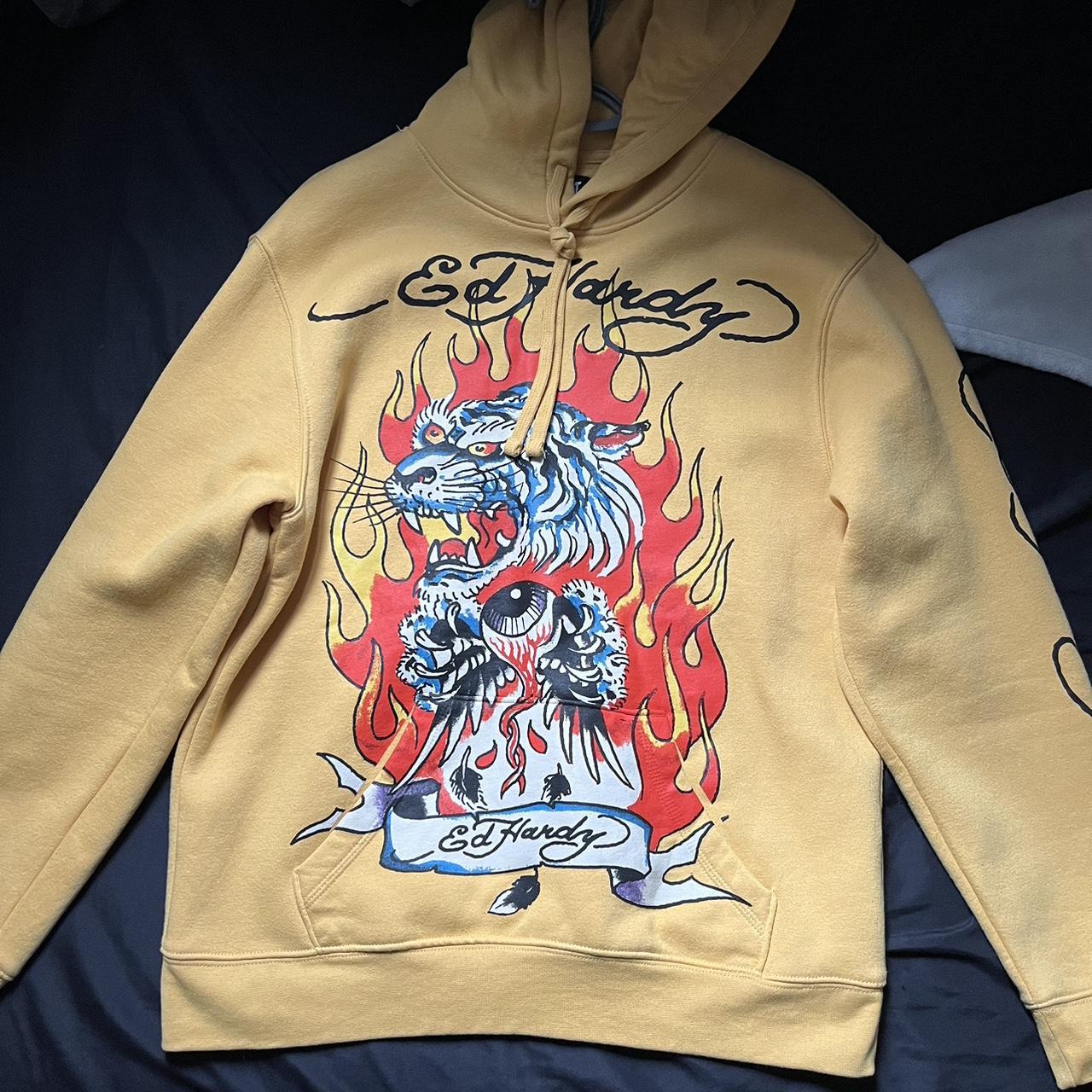 Ed hardy Hoodie - Depop