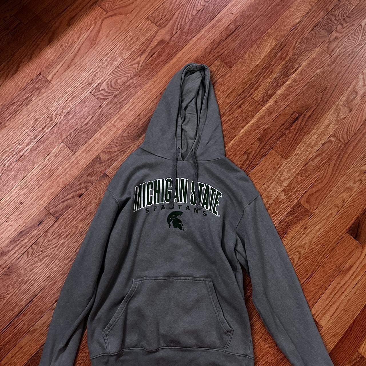 Msu hoodie. It’s been worn a pretty good amount. But... - Depop