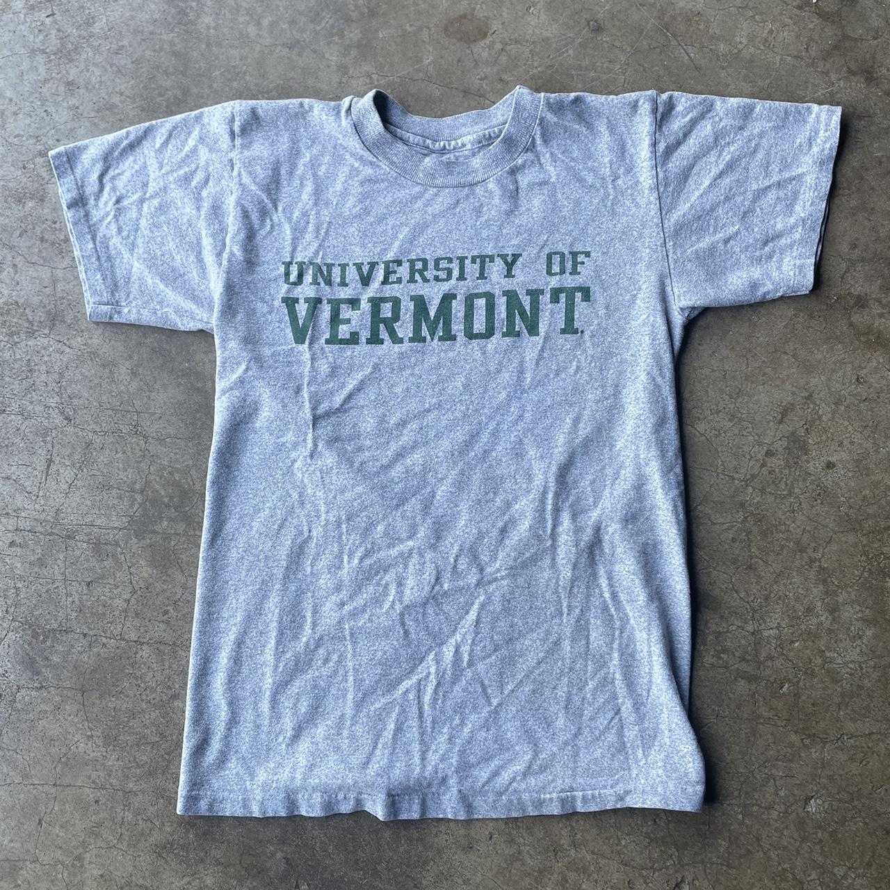 Vintage 80’s University Of Vermont Tee #80’s... - Depop