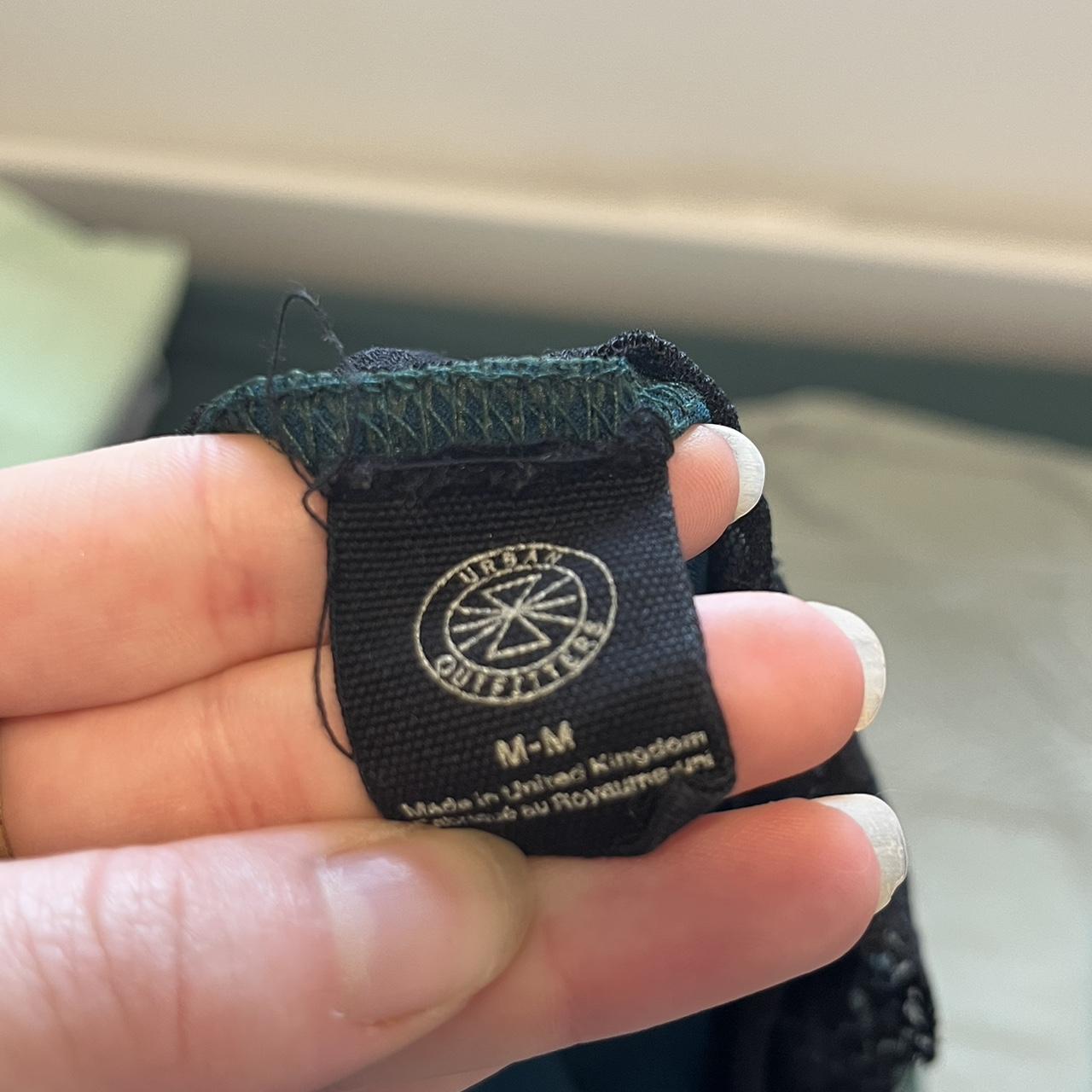 Dark green urban outfitters mesh material dress... - Depop