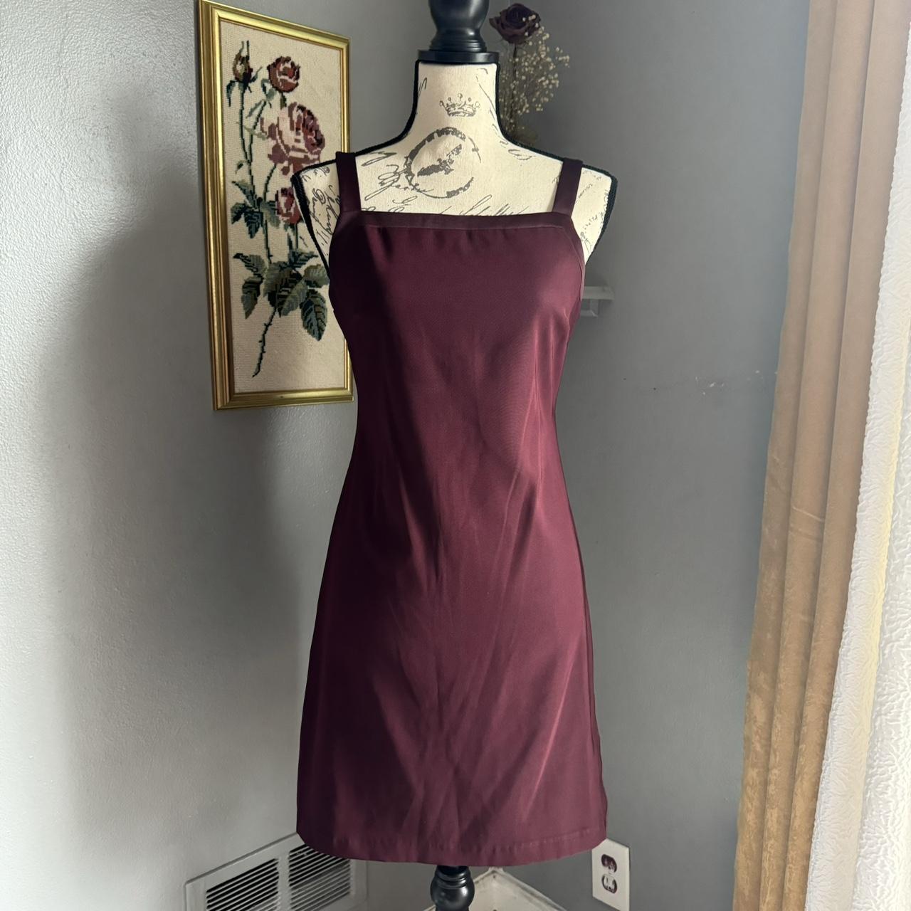 Vintage 90s Rampage dress • Super pretty burgundy... - Depop