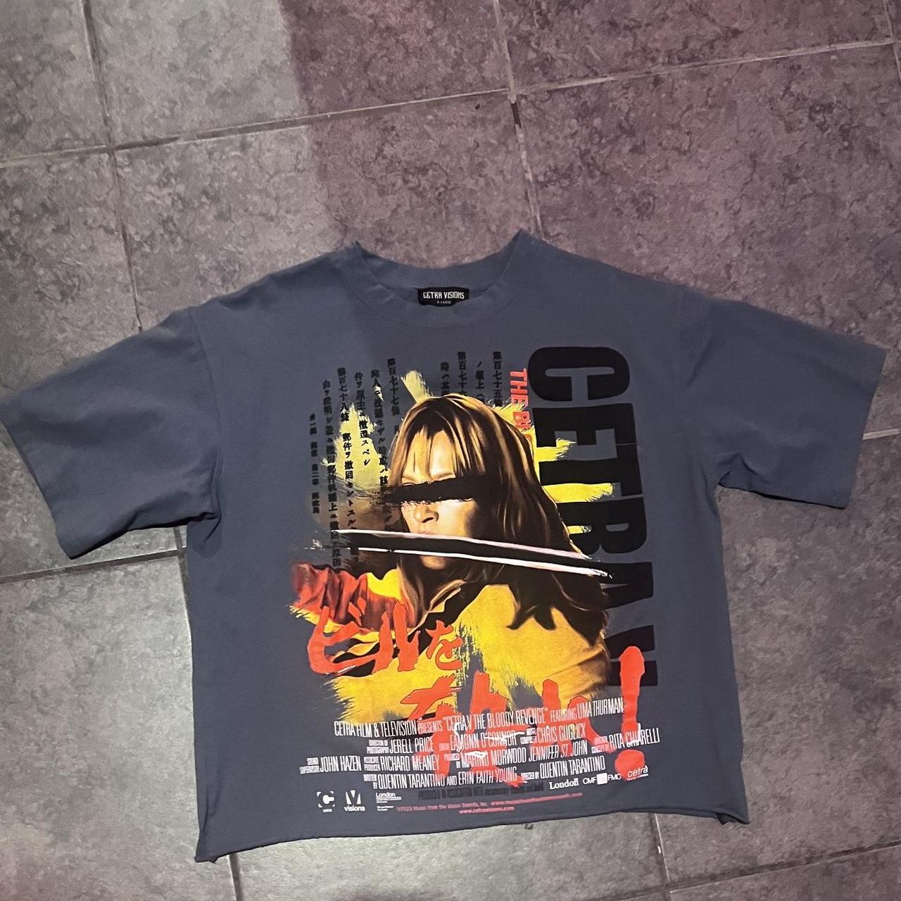 Cetra Vision Blue THE BLOODY REVENGE tee - Depop