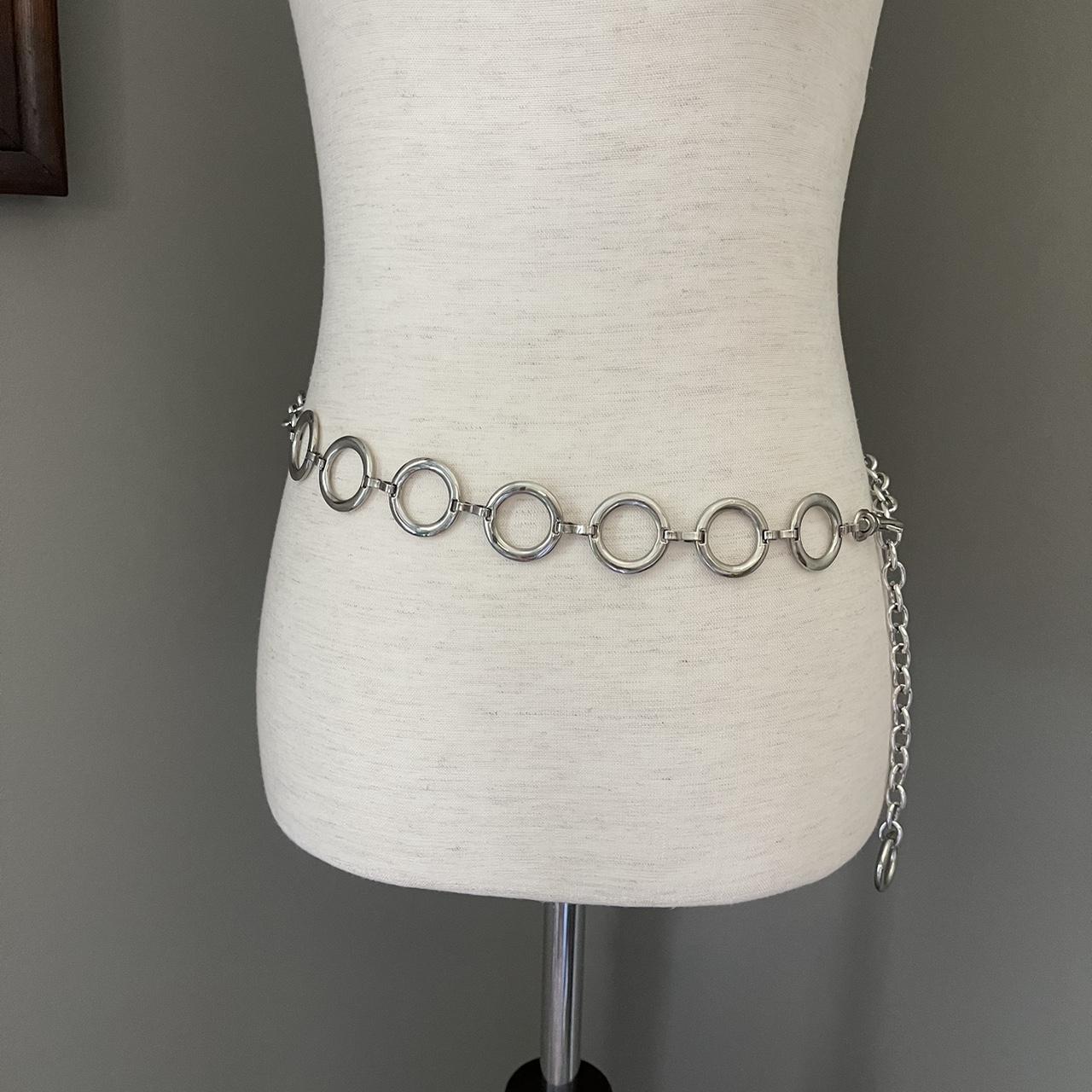 True Vintage Y2K Early 2000s Silver Color Metal... - Depop