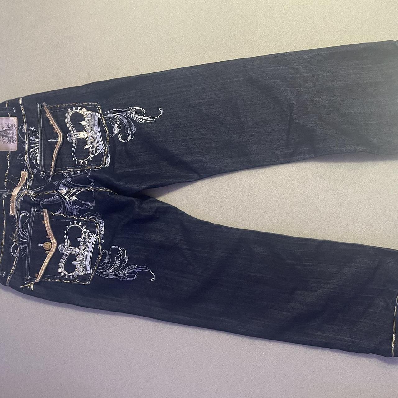 baggy Atti jeans, jnco design affliction cool w is... - Depop