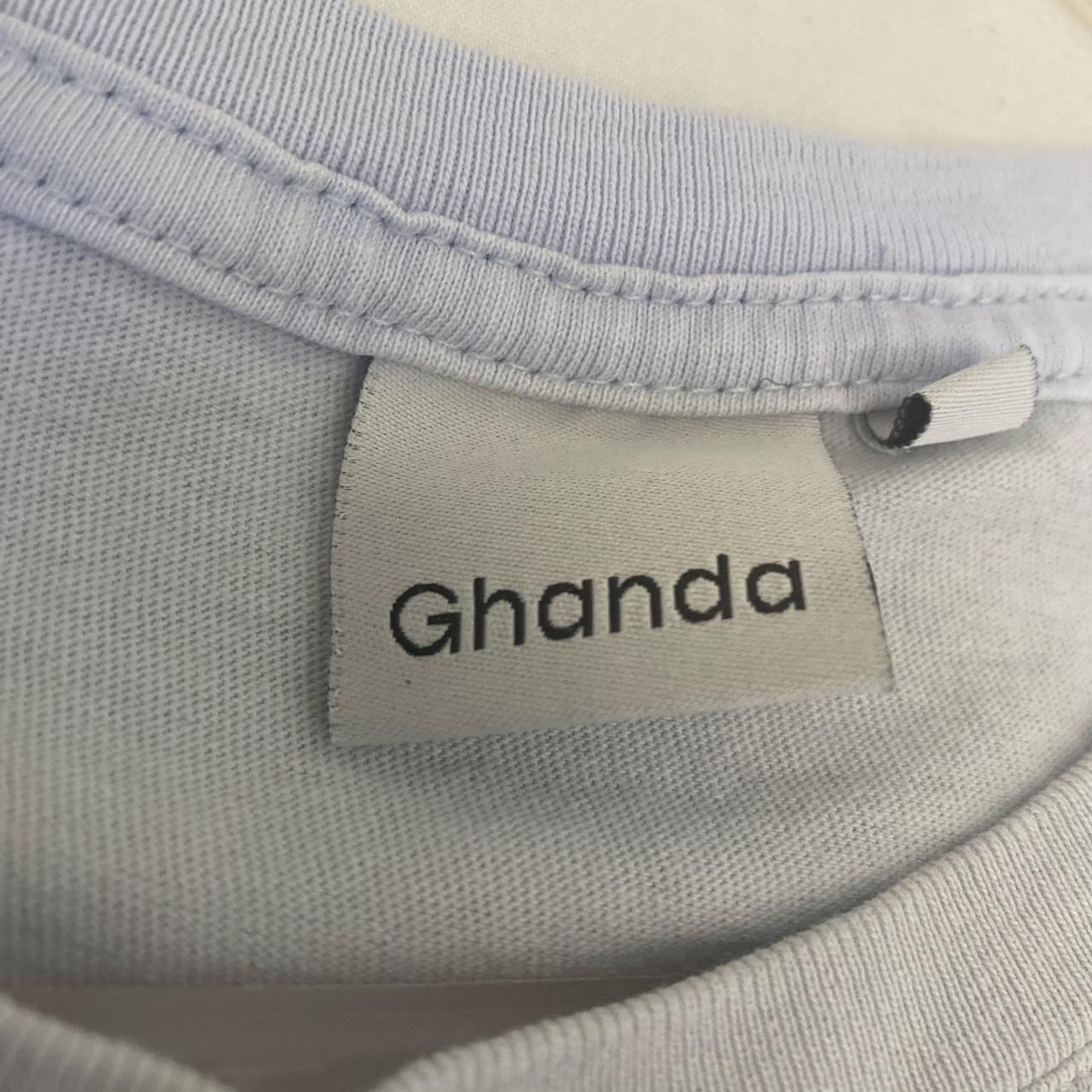 Ghanda t-shirt in colour light blue Size 10, it’s a... - Depop