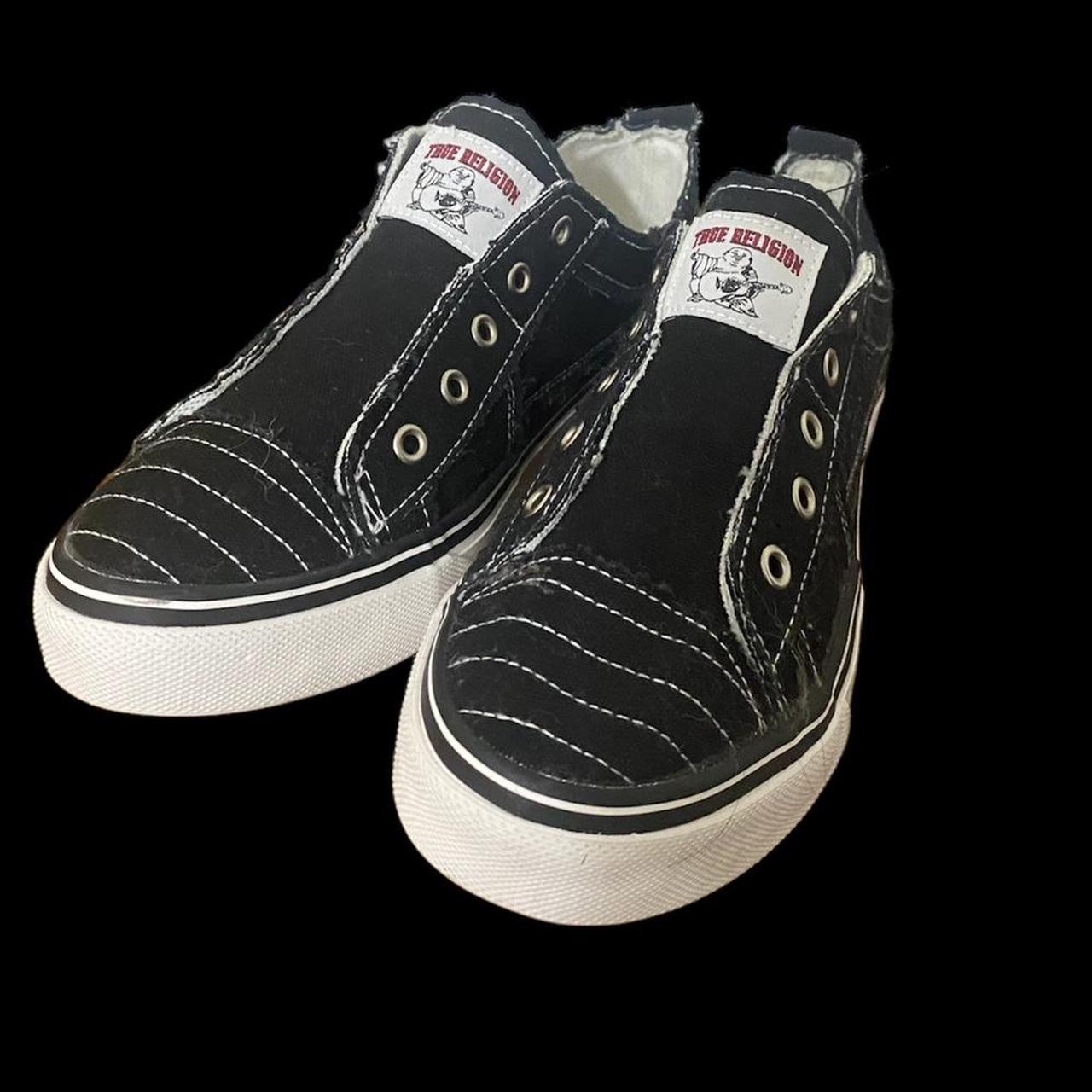 Distressed true religion shoes Size US 10 - Depop