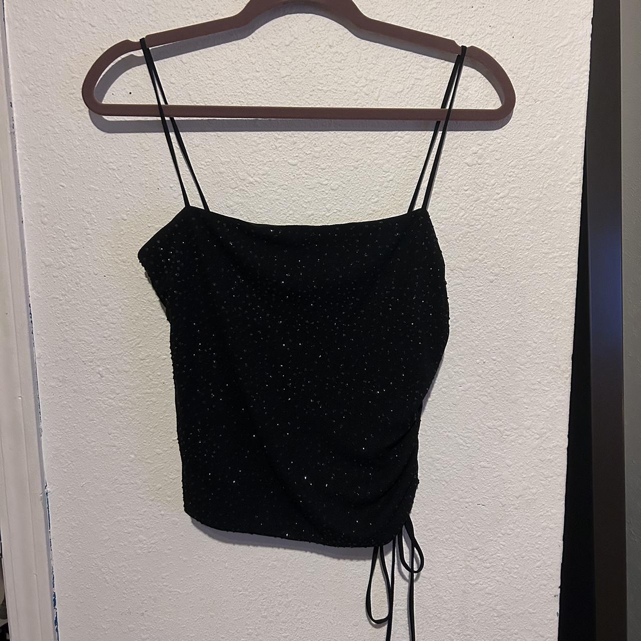 Laundry by Shelli Segal rhinestone tank top. Has a... - Depop