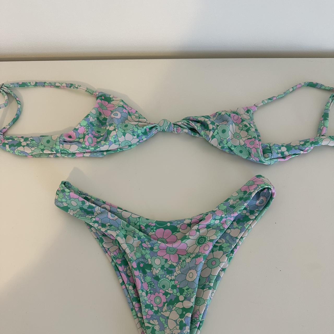 Grey Bandit kini (small top) (medium bottom) - Depop