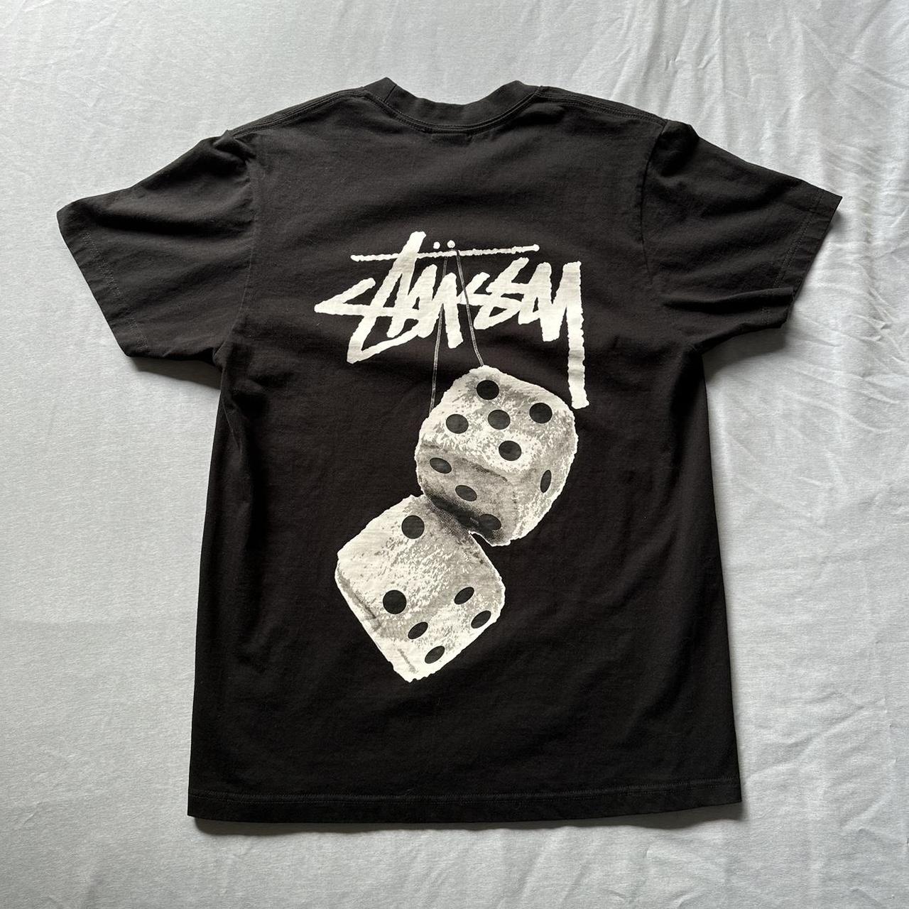 Black Stussy Dice T-Shirt Size: Small Condition:... - Depop