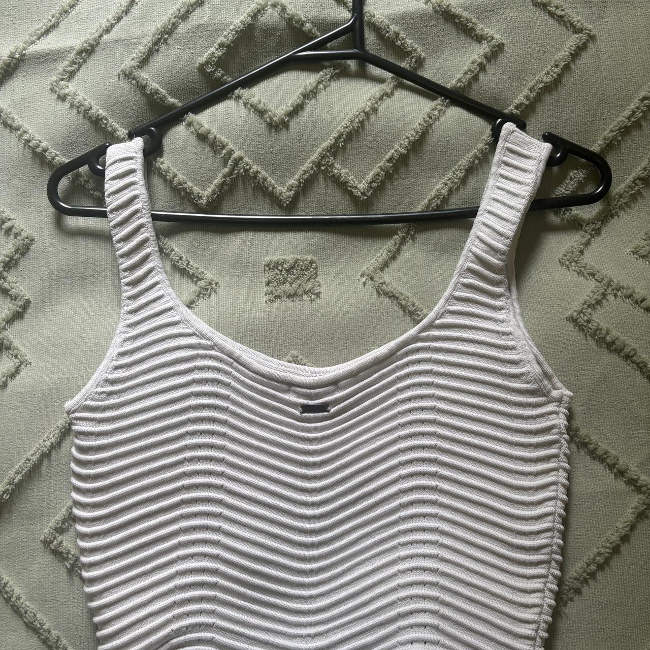 Ghanda ribbed top Super cute fitted shape Size... - Depop