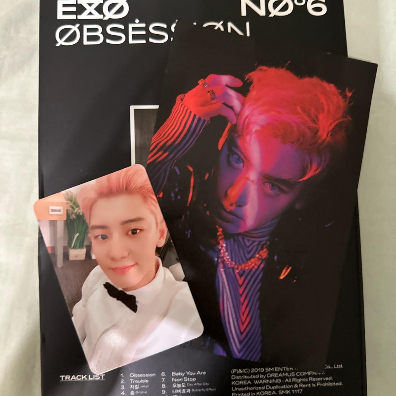 EXO obsession album with PC and CD, no poster. - Depop