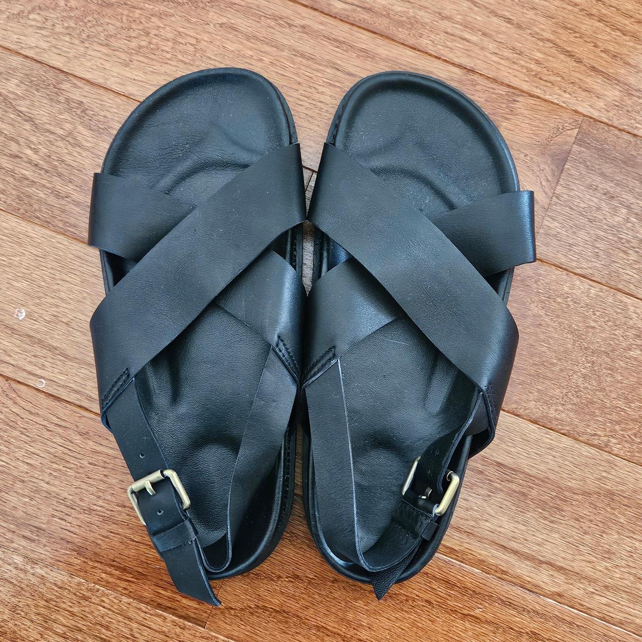 Crossover Sandals Fits womens 8.5/9 Adjustable... - Depop