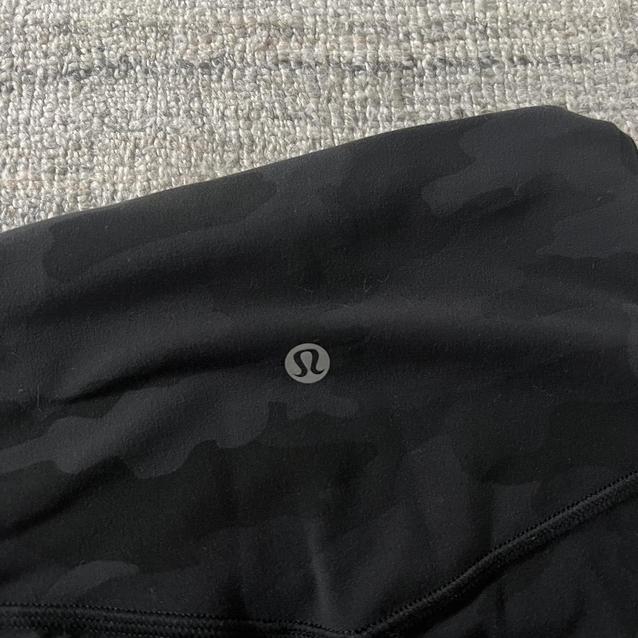 size 0 lululemon camo align leggings worn twice... - Depop