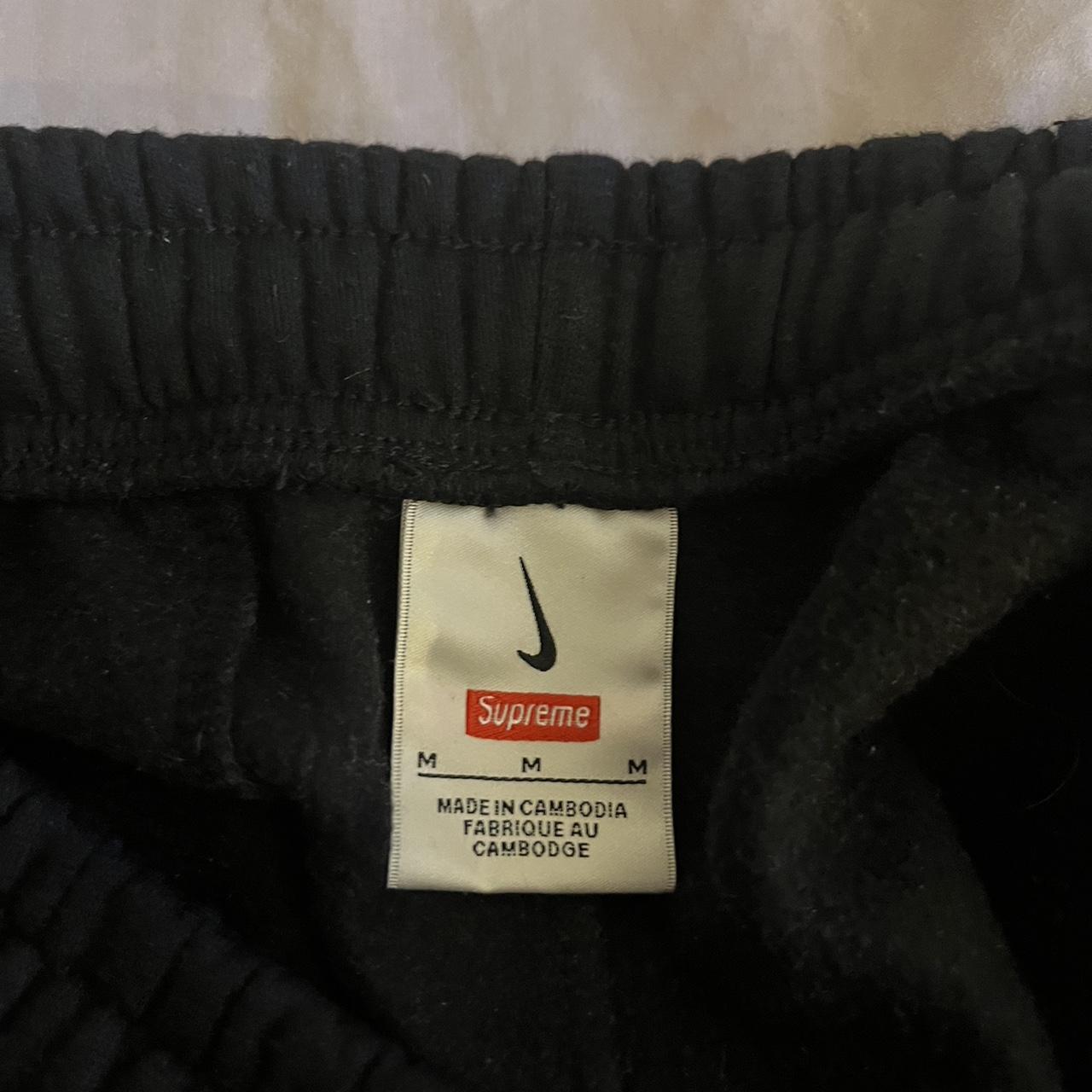 Nike Supreme Joggers Black Size medium no signs of wear - Depop
