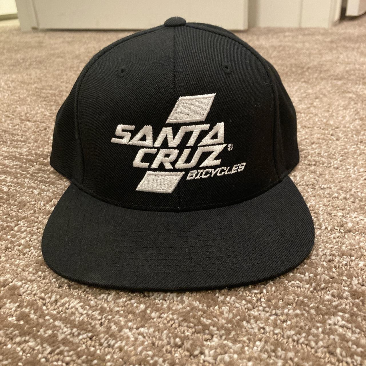 Santa Cruz Black and White Hat | Depop