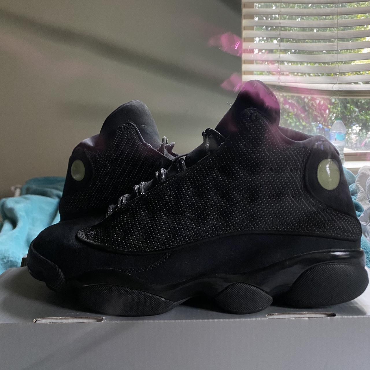 Jordan 13 Black Cat (2017) OG Box Size: 9.5... - Depop