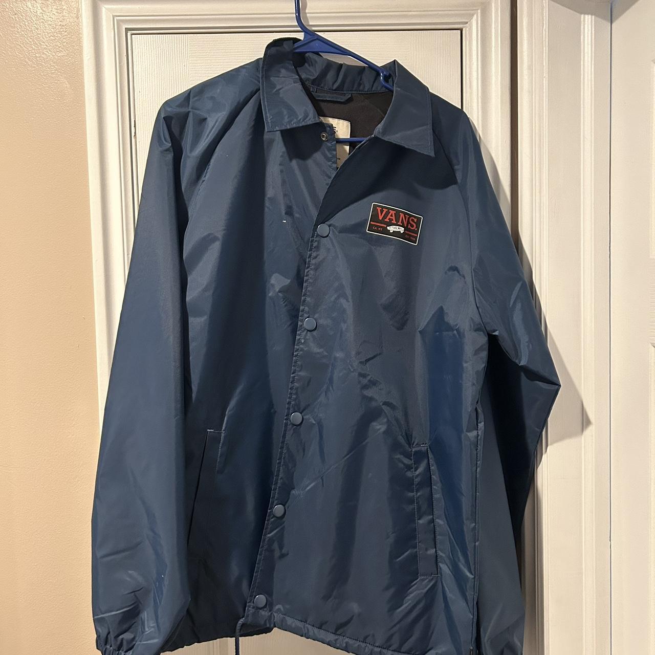 Vans navy blue windbreaker. Size Men’s Large. Great... - Depop
