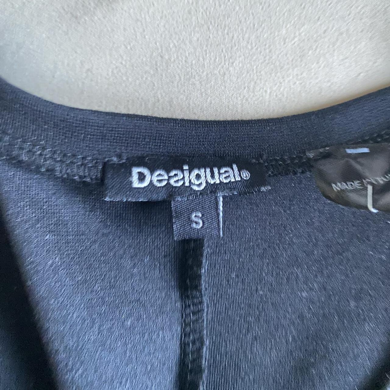 DESIGUAL BLACK GRUNGE DRESS -size small but is... - Depop