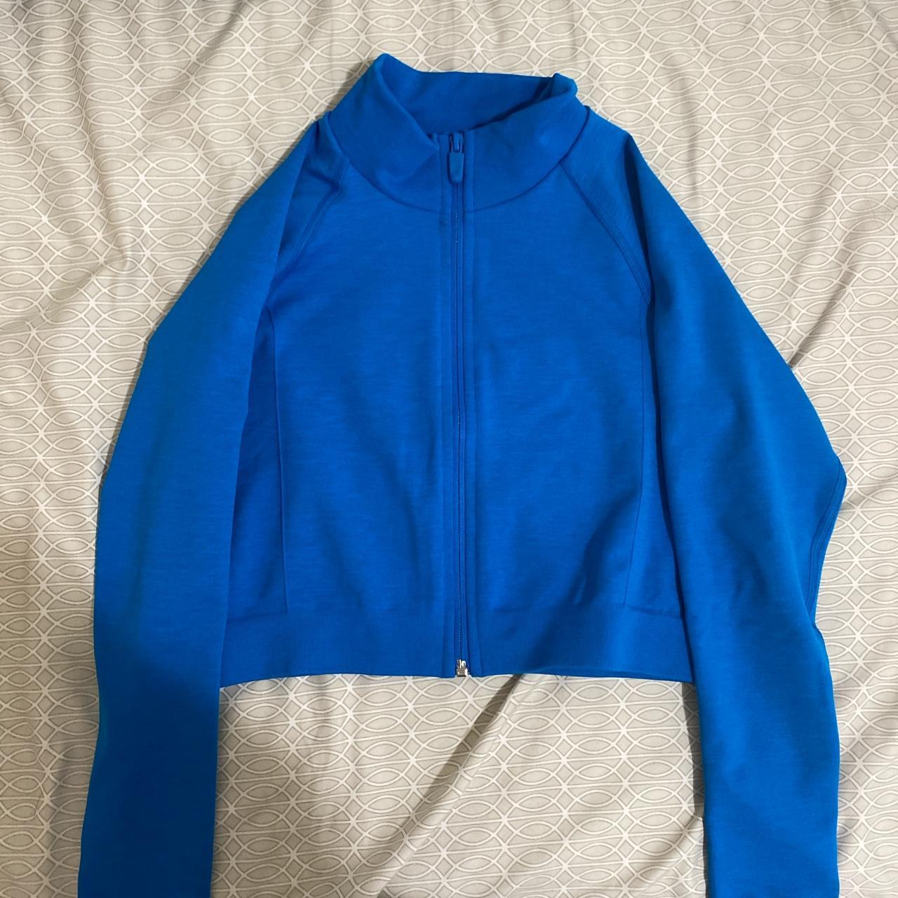 Alphalete Amplify Jacket Color: rapids blue No... - Depop