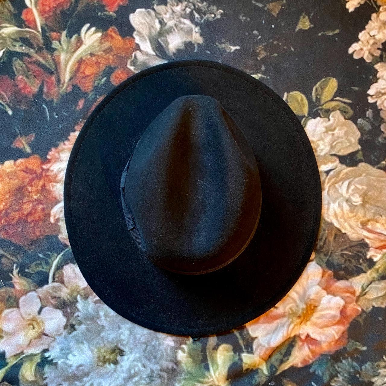 FELT PANAMA HAT Details: Wide brimmed Panama hat... - Depop