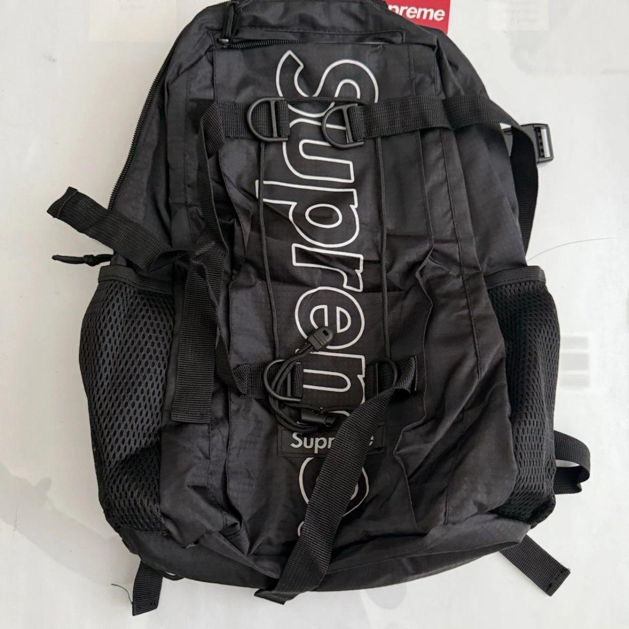 Supreme fw18 backpack Black all brand... | Depop