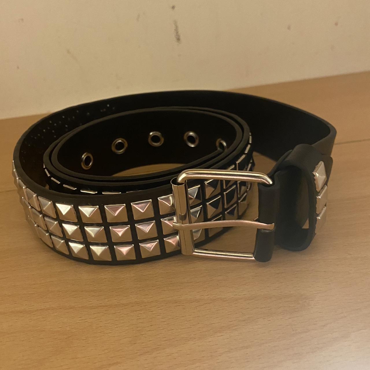 Y2k studded belt emo - Depop