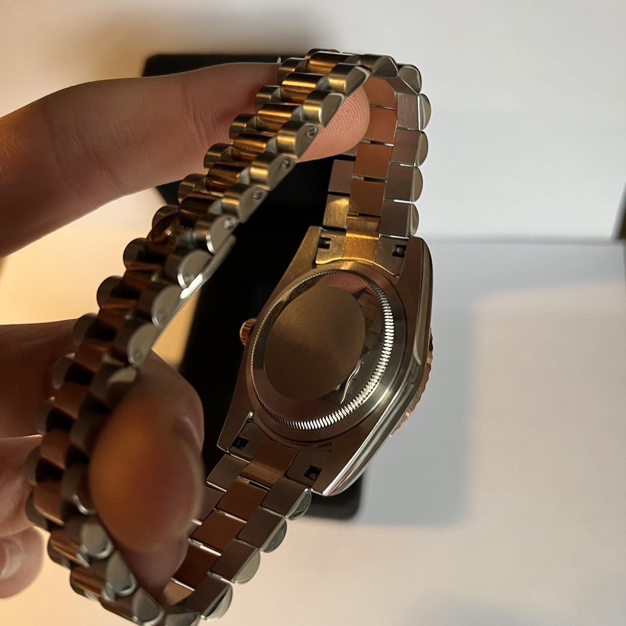 Seiko mod Automatic NH35 movement Two tone... | Depop