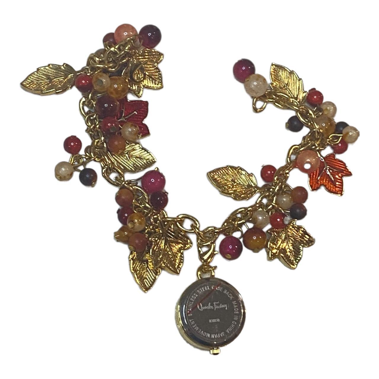 Fall Charm Bracelet Watch by Quacker Factory with... - Depop