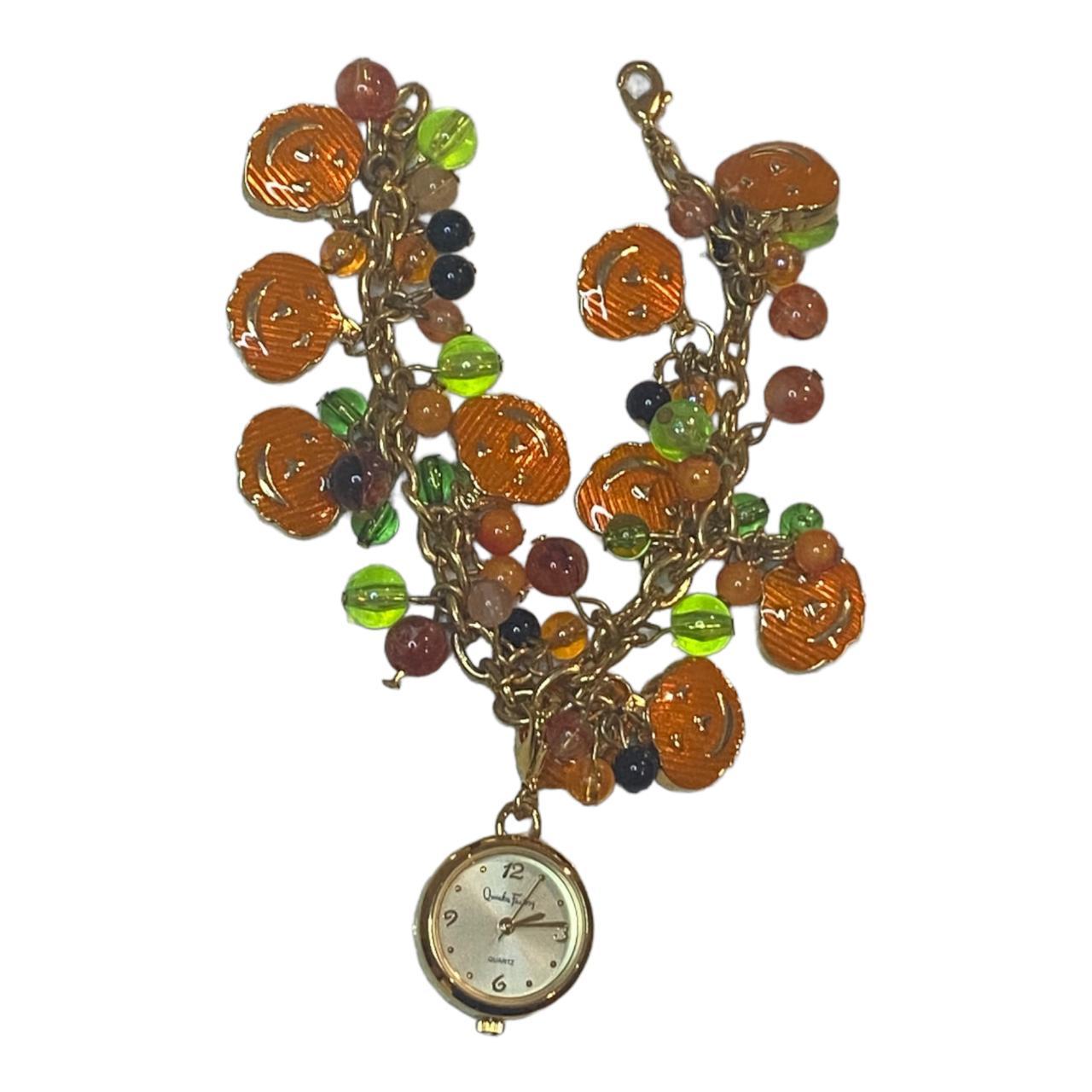 Fall Charm Bracelet Watch by Quacker Factory with... - Depop