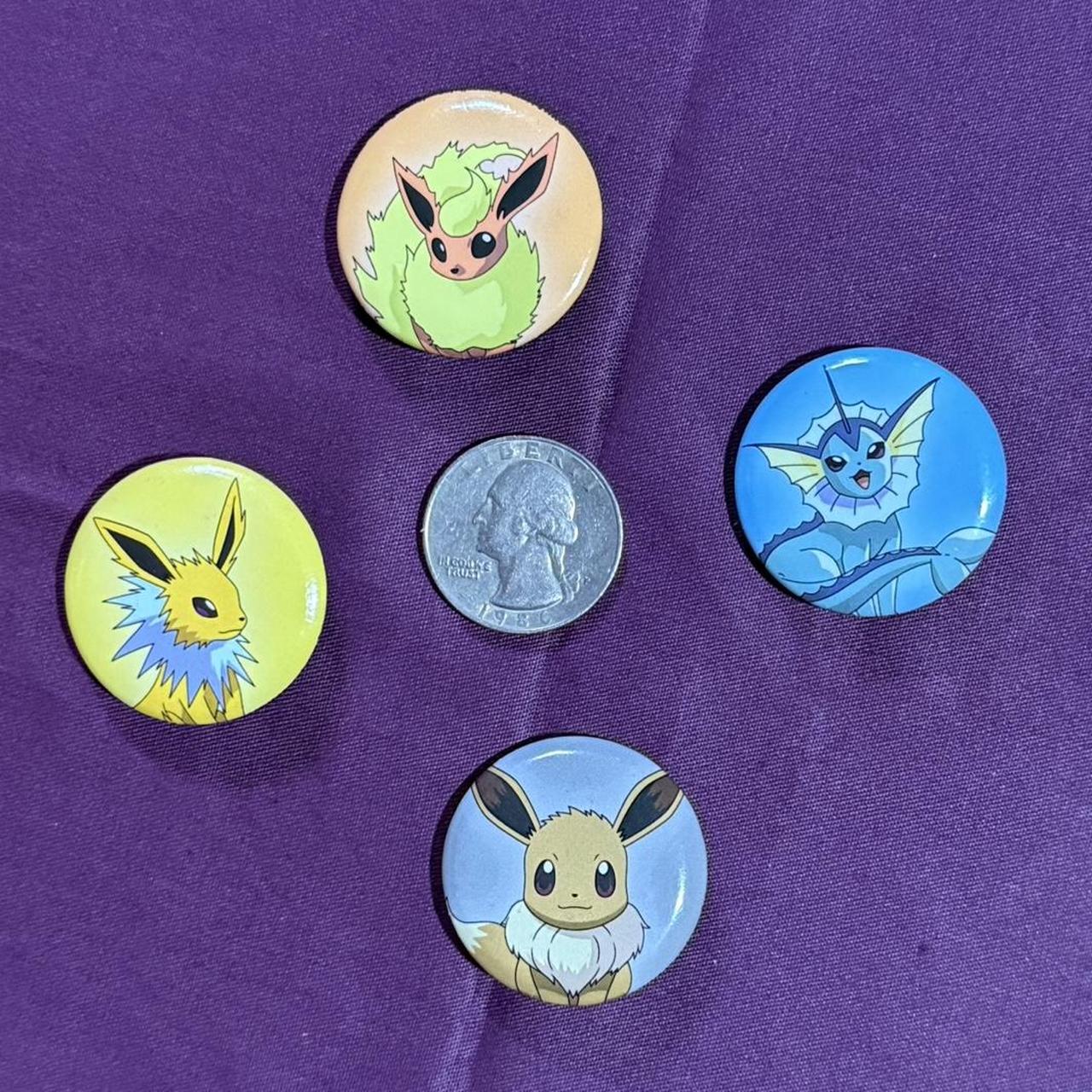 Evolution of Eevee pin set!!! includes 4 pins:... - Depop